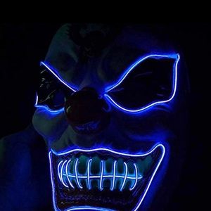 Accessories | Led Light Up Scary Clown Mask3 Settings | Poshmark